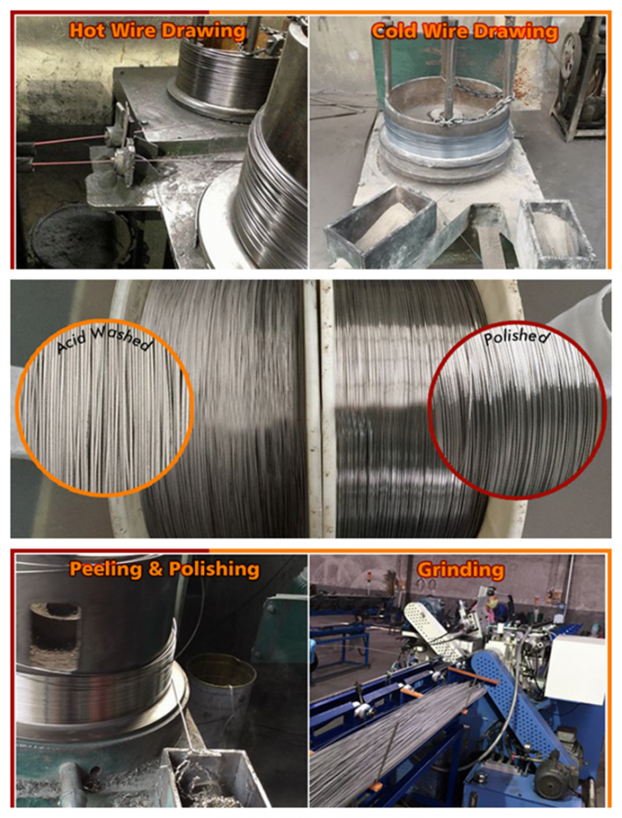 Alambre de soldadura del titanio de AWS A5.16 Dia2mm en superficie polaca de los alambres ASTM ...
